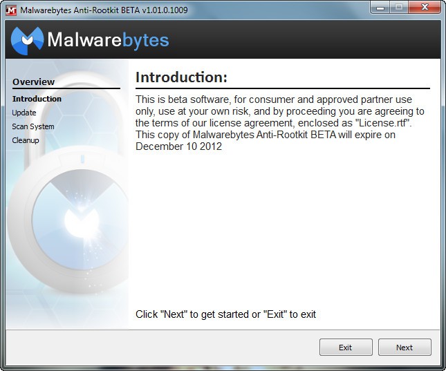Malwarebytes scan for rootkits keeps getting turned off - operfdoctor